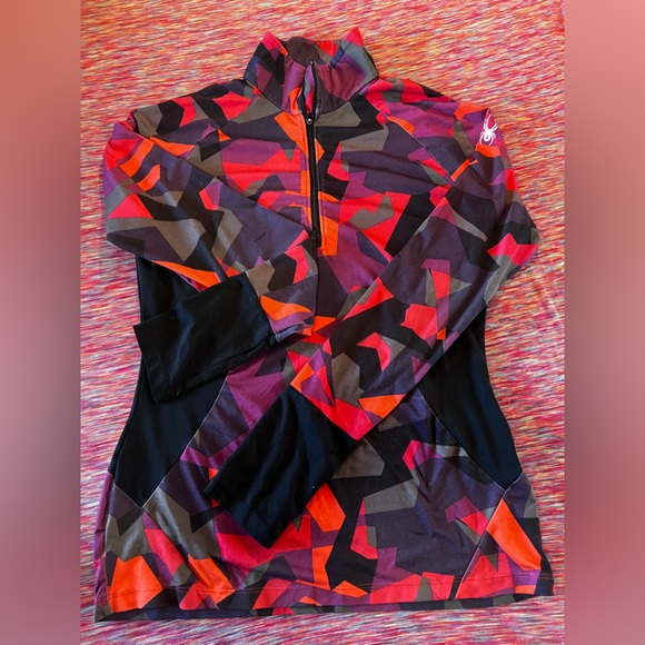 Spyder | Tops | Spyder Quarter Zip Ski Wear | Poshmark